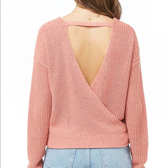 Forever 21 | Sweaters | Plunging Surplice Sweater | Poshmark